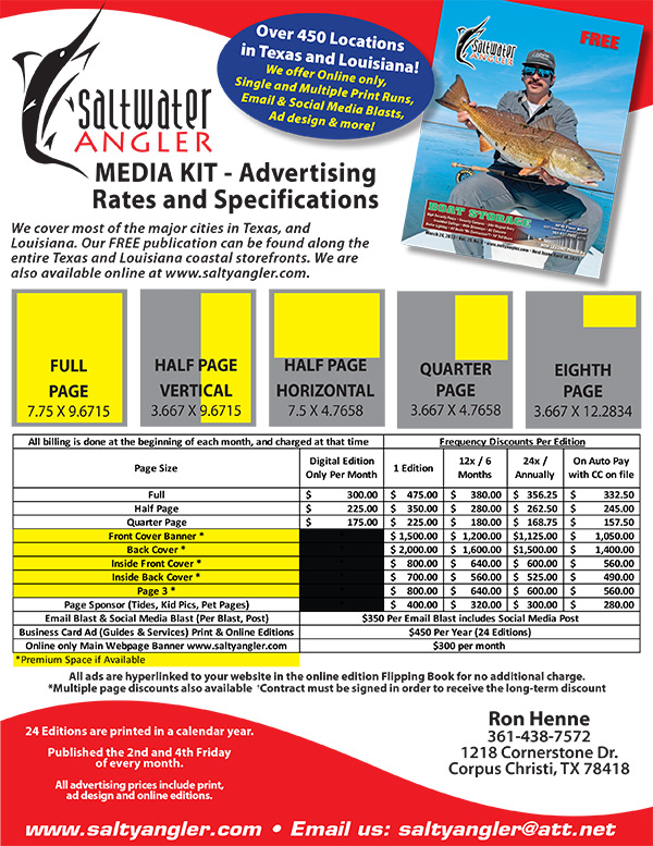 Advertising in Texas Fishing Magazines – Saltwater Angler
